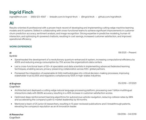 13 Ai Resume Examples [with Free Templates]