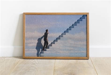 The Truman Show Movie Poster Jim Carrey Surrealist Wall Art Etsy