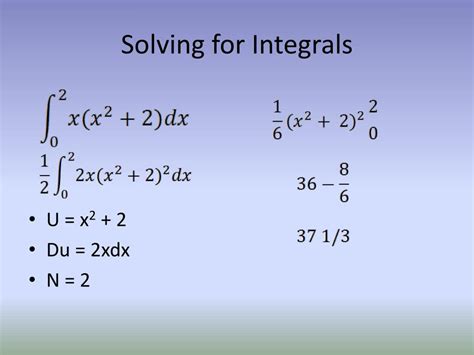 Ppt Integrals Powerpoint Presentation Free Download Id2655005