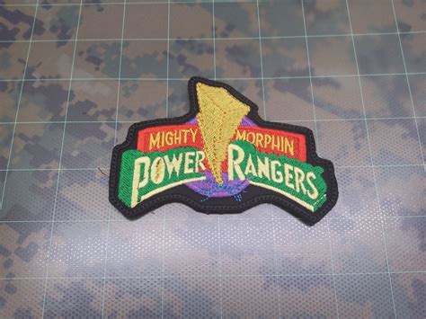 Mighty Morphin Power Rangers Logo Patch Sds Threads