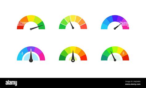Meter Illustration Simple Universal Isolated Gauge Or Speedometer