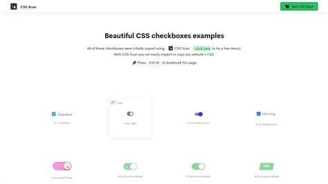 実用的でユニークなチェックボックスのまとめ・「beautiful Css Checkboxes Examples」 かちびと Net