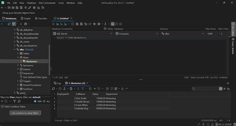 Sql Server Guide Create A View Based On A Stored Procedure