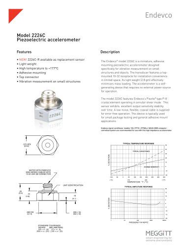 Model 7290a Microtron® Variable Capacitive Accelerometer Endevco