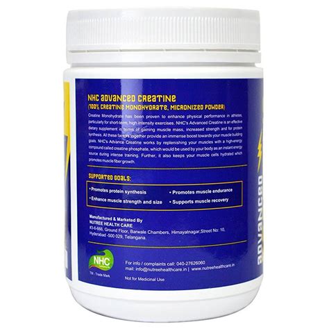 Nhc Micronized Creatine Monohydrate Unflavoured Lb At Best Price In India Https