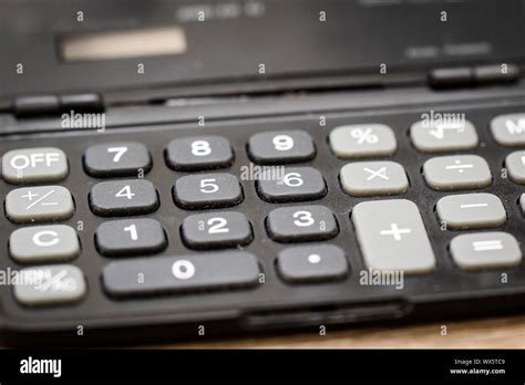 Keyboard And Calculator Stock Photo Alamy