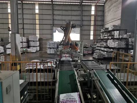 Automatic 5 Axes Pellet Fertilizer Feed Palletizing Robot Palletizer Stacking Machine Palletizer