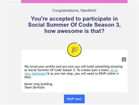 Nandhini Ramesh On Linkedin Socialsummerofcode Opensource Contributor Excited