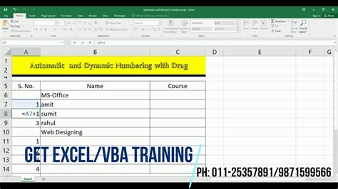 Generate Serial Numbers In Excel Caqwemn