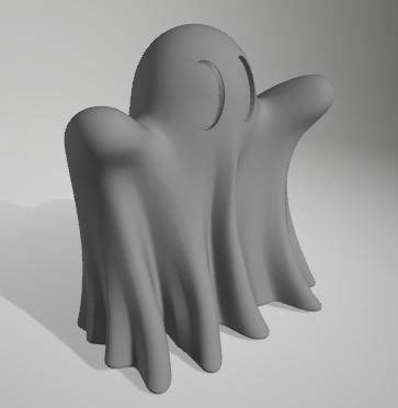 GHOST WITH MOVEMENT By Pplui Download Free STL Model Printables Com