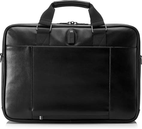 Hp Executive Leather Top Load Notebook Carrying Case Black For Hp G