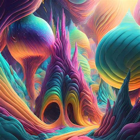 Premium Photo Abstract 3d Effect Gradient Shapes
