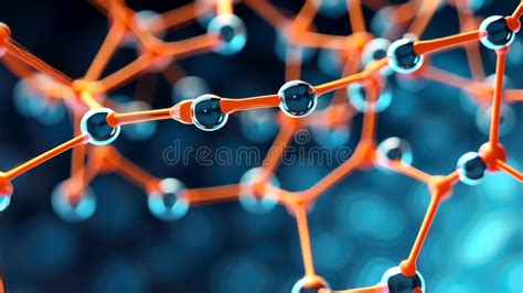 Intricate 3d Molecular Structure For A Detailed And Educational Background Ai Generated Stock