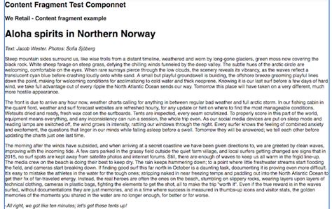 aem lab arun patidar aem content fragment with component