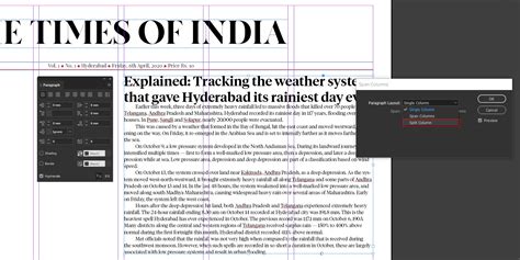 Quick Indesign Trick Split And Span Columns