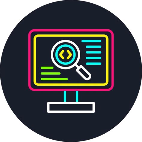 Code Review Line Multi Color Design 54241966 Vector Art At Vecteezy