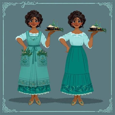 Julieta Encanto Art Disney Art Style Disney Concept Art Beautiful