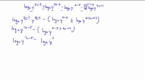 Math30 Simplifying Log Functions Youtube