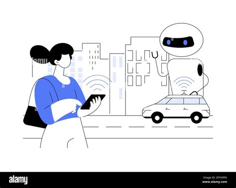 Autonomous Car Abstract Concept Vector Illustration Stock Vector Image And Art Alamy