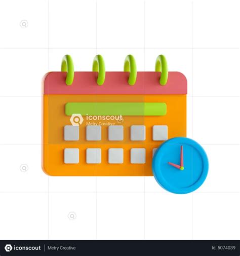 Class Timetable 3d Icon Download In Png Obj Or Blend Format