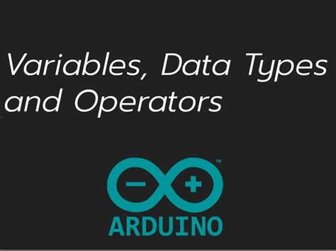 Variables Operadores Y Tipos De Datos En Arduino Eduflix