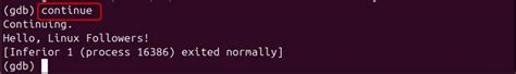 Gdb Command In Linux
