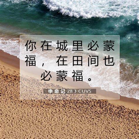 申 命 记 283 圣经经文含义 你 在 城 里 必 蒙 福 , 在 田 间 也 必 蒙 福 申 命 记 283 圣经经文含义 你 在 城 里 必 蒙 福 , 在 田 间 也 必 蒙 福