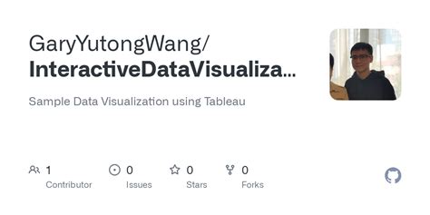 Github Garyyutongwang Interactivedatavisualization Tableau Sample Data Visualization Using