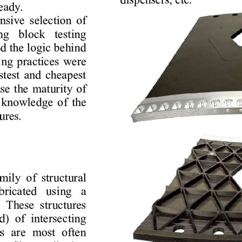 Grid Stiffened Technology Demonstrator Manufactured By Atg Download Scientific Diagram