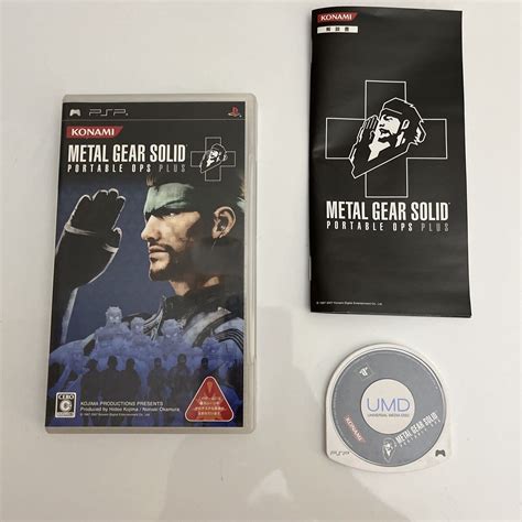 Metal Gear Solid Portable Ops Plus Sony Psp Japan Game Complete