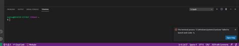 Wsl Exe As Default Terminal Crashes With Exit Code 1 · Issue 106910