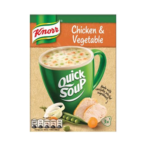 Knorr Quick Soup Chicken And Vegetable 3 Sachets Whats Instore