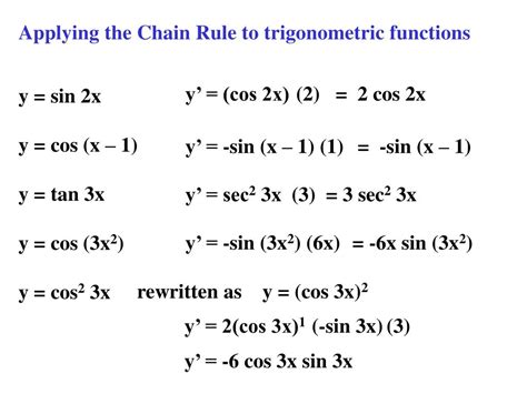 Ppt 24 The Chain Rule Powerpoint Presentation Free Download Id