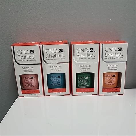 Cnd Shellac Uv Gel Polish Color Coat 25oz Choose You Color Ebay