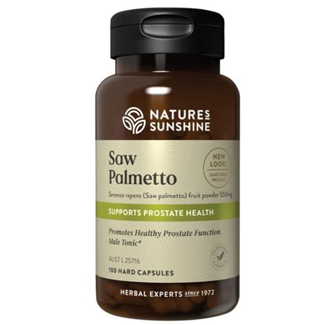 Natures Sunshine Saw Palmetto 550mg 100caps Thenutbank