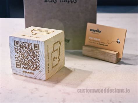 Qr Code Block Natural 5 Sides Branded 10 1000 Code Blocks Customer