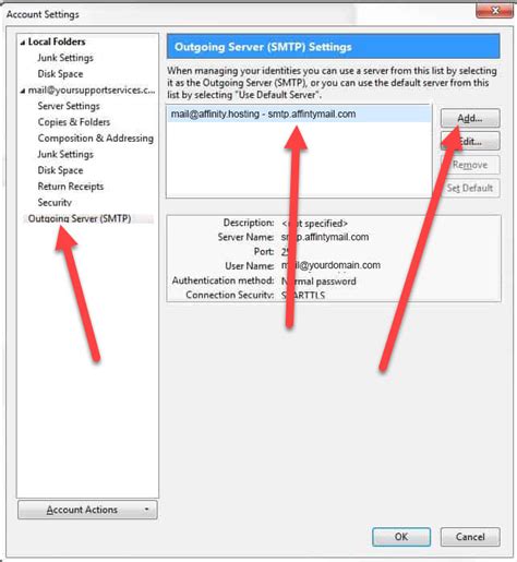 How To Amend Your Smtp Port In Mozilla Thunderbird 17 Or Higher Web
