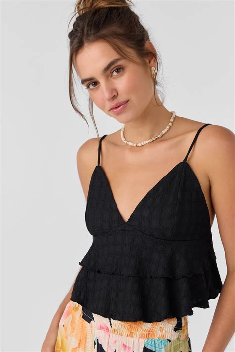 Chloey Sleeveless Top Black Oneill