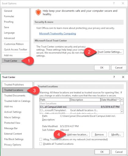 Excel Add In Ribbon Disappears After Installation Excel Campus