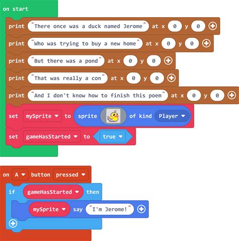 Common Arcade Coding Pitfalls Help Microsoft Makecode