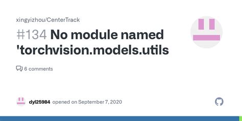 No Module Named Torchvisionmodelsutils · Issue 134 · Xingyizhou