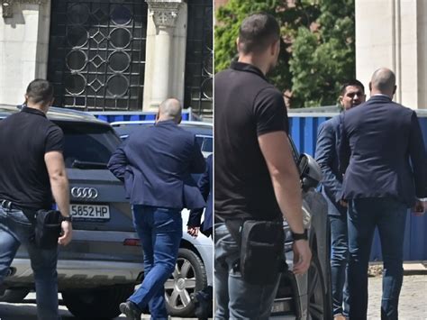 САМО В ПИК Едър бодигард пази Руди Гела и кохортата му СНИМКИ Информационна агенция ПИК