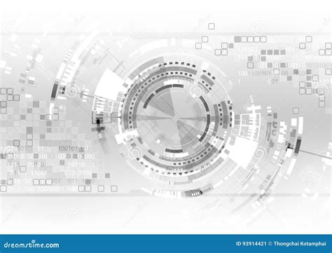 Vector Background Abstract Technology Communication Data Science Stock Vector Illustration Of