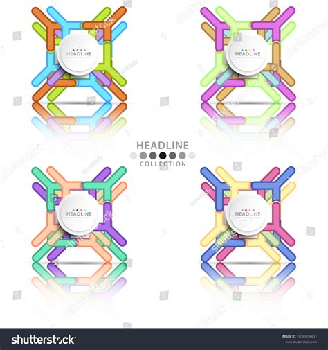 Brochure Header Colorful Layout Background Template 库存矢量图（免版税）1038518803 Shutterstock