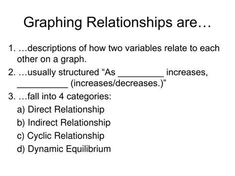 PPT Graphing Relationships PowerPoint Presentation Free Download ID 9469488