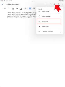 How To Add Footnotes To A Google Doc