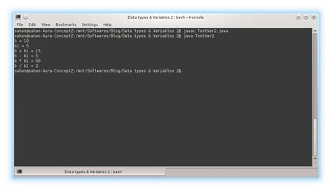 Variables සහ Data Types 2 කොටස