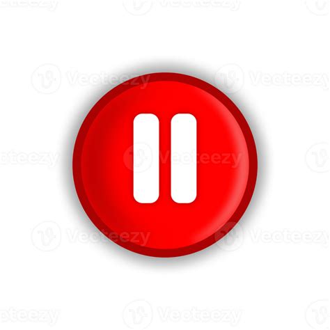 Pause Button Png No Background