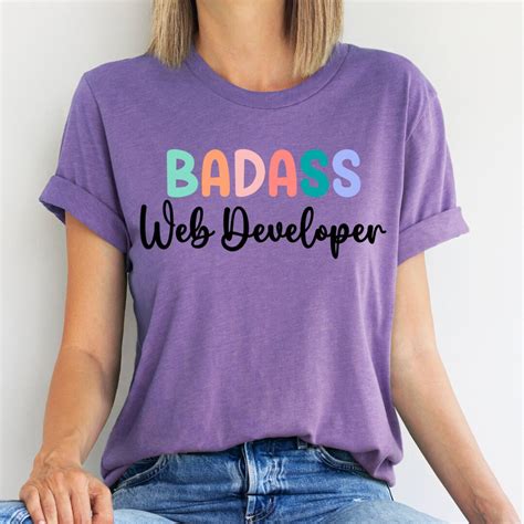 web developer t badass web developer t shirt web developer t