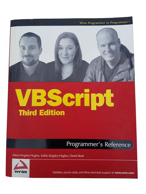 Vbscript Programmer′s Reference Kingsley Hughes Adrian Kingsley Hughes Kathie Read Daniel